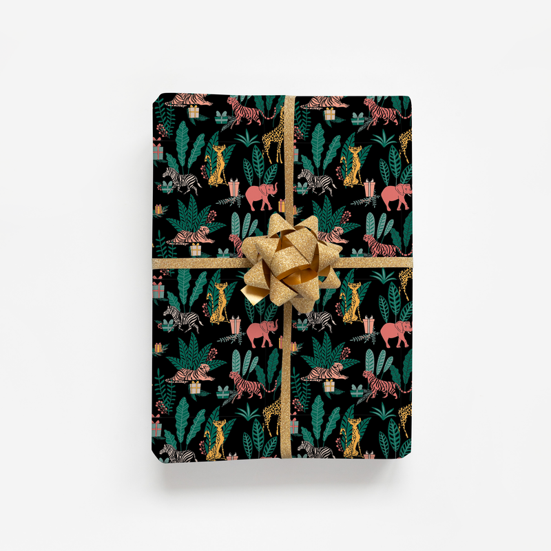 Wrapping Paper – Black Paper Party